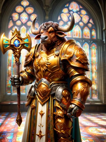 Tauren WoW Style [SDXL LoRA] - AiTool.ai