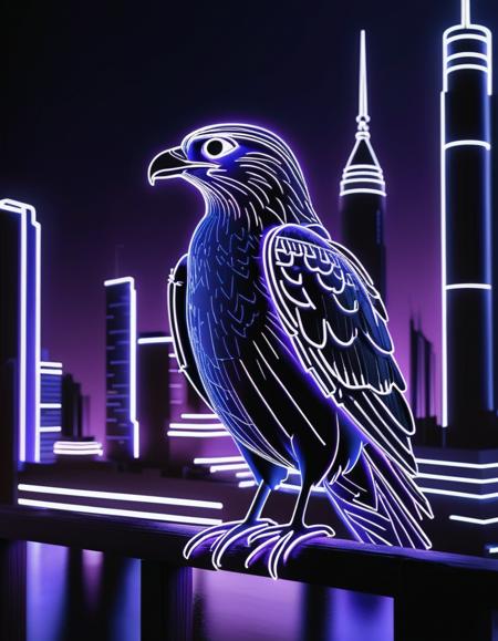 Neon Outline Style [SDXL] - AiTool.ai