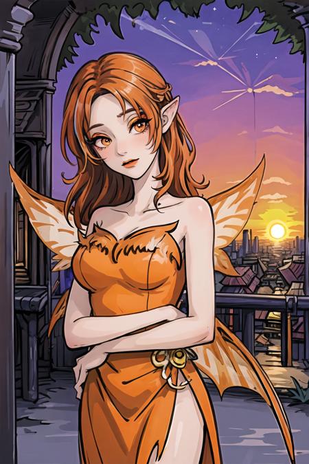 Fire Faerie – Neopets style fire fairy - AiTool.ai