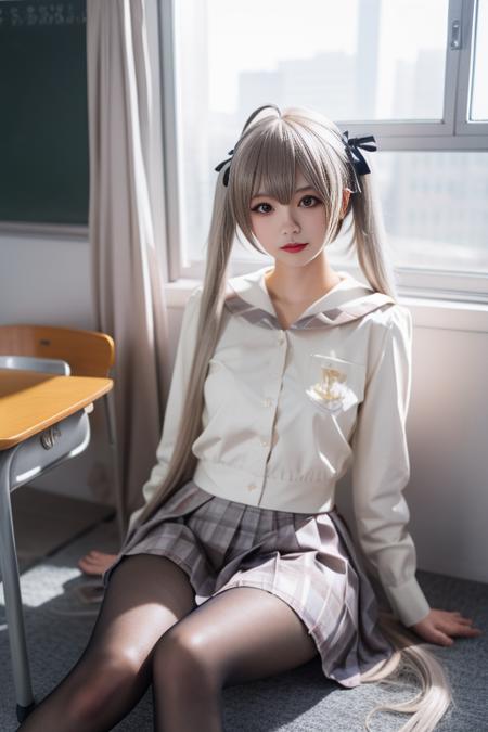 穹妹 校服 kasugano sora school uniform - AiTool.ai