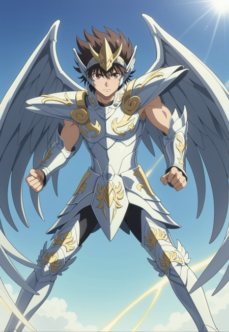 Pegasus Tenma | Saint Seiya: The Lost Canvas Pony XL - AiTool.ai
