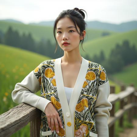 Flowers cardigan flux lora - AiTool.ai