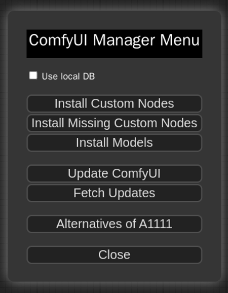 Comfyui Manager Aitoolai 