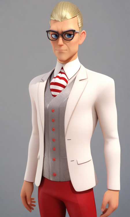 [ANIMAGINE] Gabriel Agreste (3D Style) - AiTool.ai